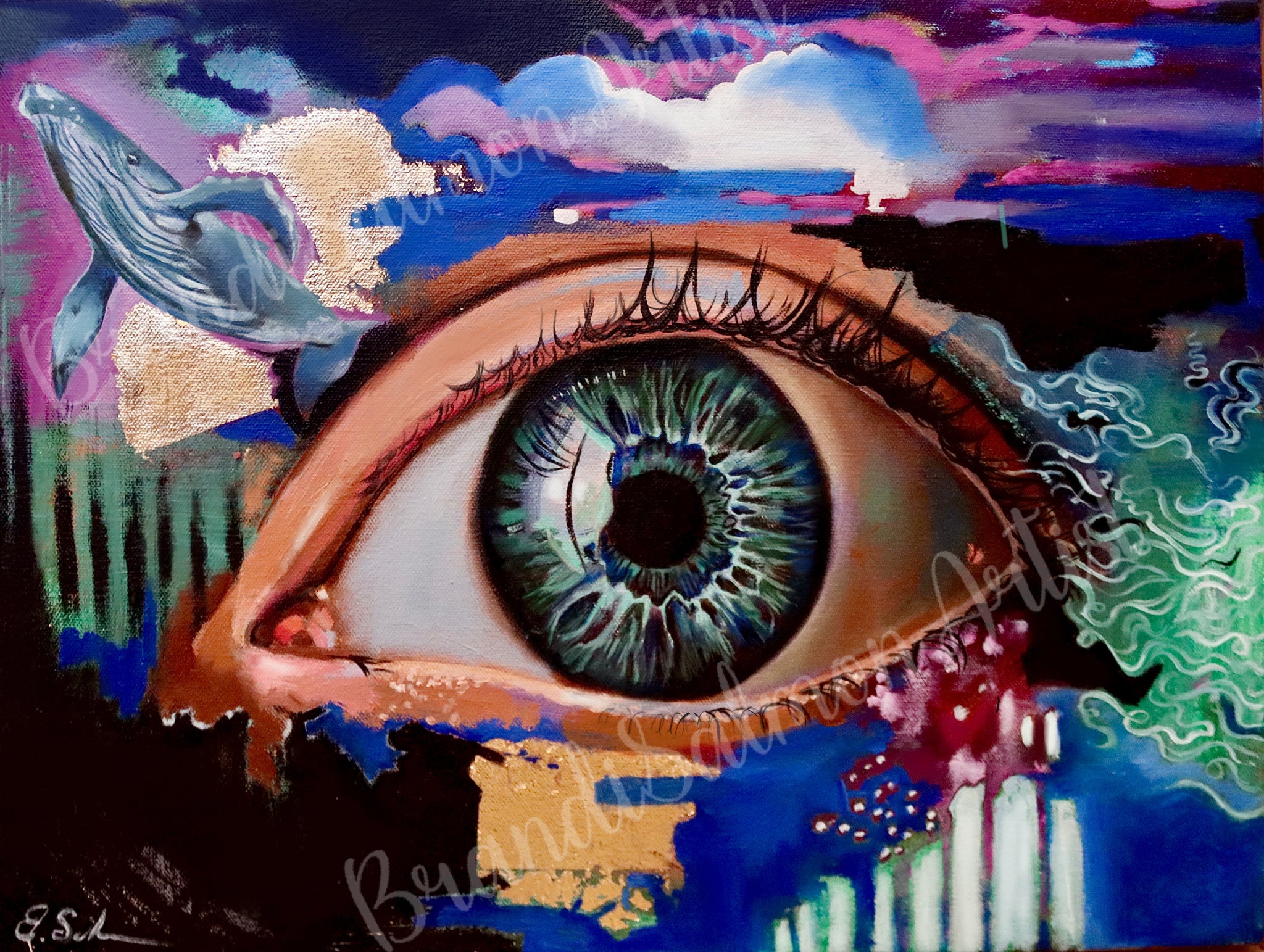 Gentle into that Good Night Painting
